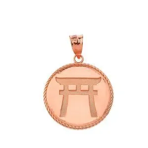 Element Shine | Jewelry | 4k Solid Gold Japanese Sacred Torii Shinto ...